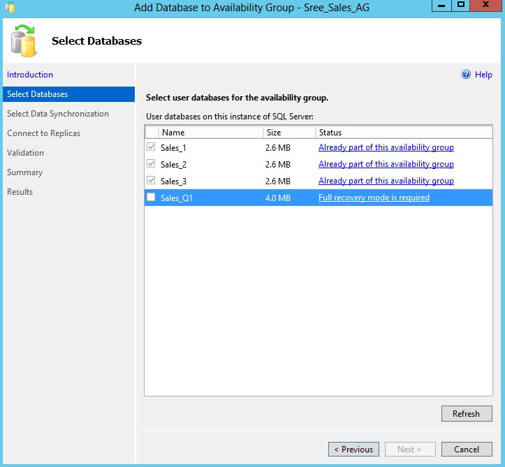 How to add a new Database to an existing AlwaysOn Availability Group ...