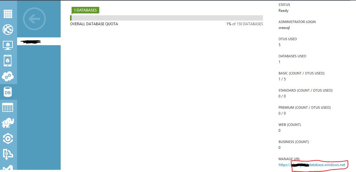 Getting started with Microsoft Azure – Creating Azure SQL Database(DaaS ...