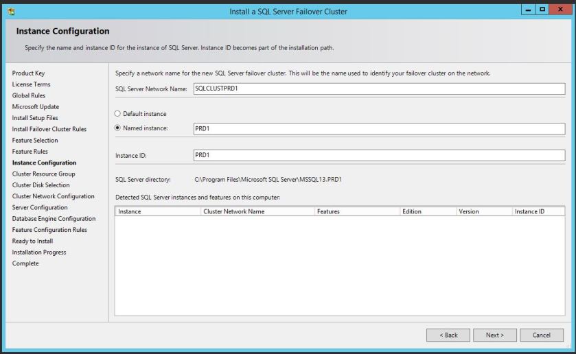 SQL Server 2016 Cluster setup – What’s changed? – MSSQLTREK