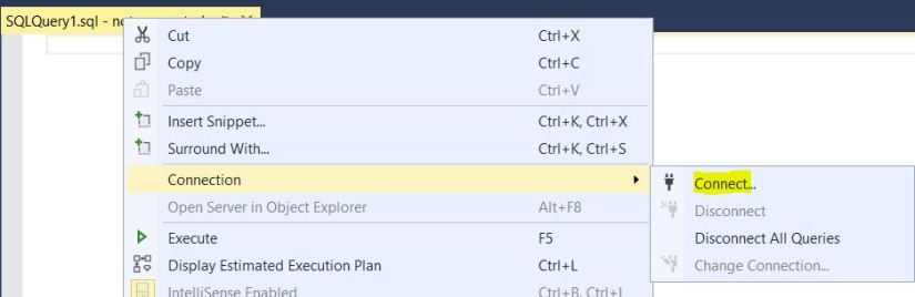 Dedicated Admin Connection(DAC) from SSMS – MSSQLTREK