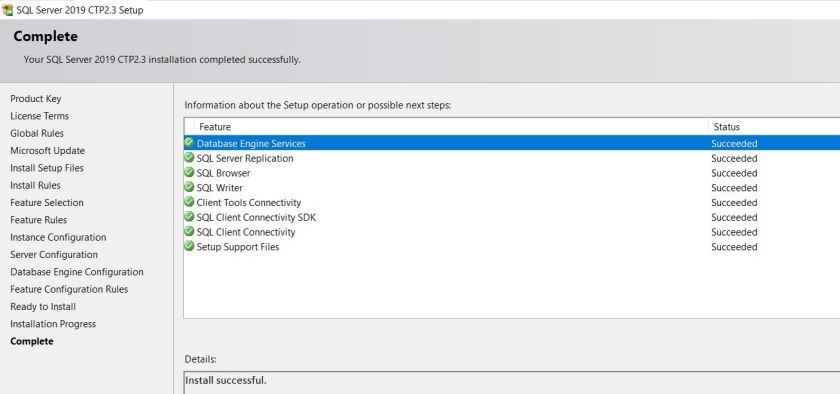 SQL Server 2019 CTP 2.3 is here… – MSSQLTREK