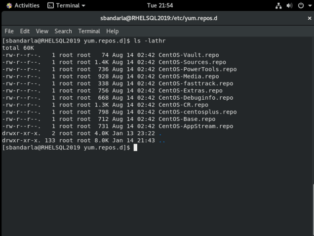 Installing SQL 2019 on LInux (RHEL/CENTOS) – MSSQLTREK