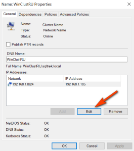 How to change Alwayson Listener IP – MSSQLTREK