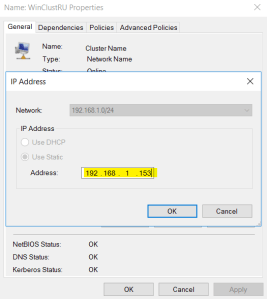 How to change Alwayson Listener IP – MSSQLTREK